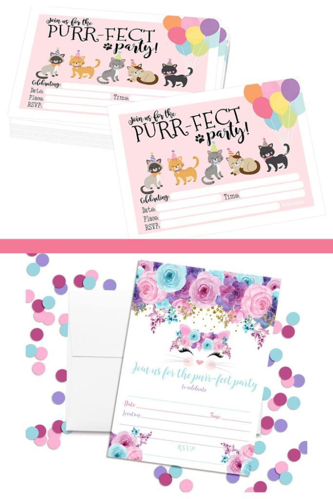 Planning a Purrfect Cat Themed Party - My 3 Little Kittens